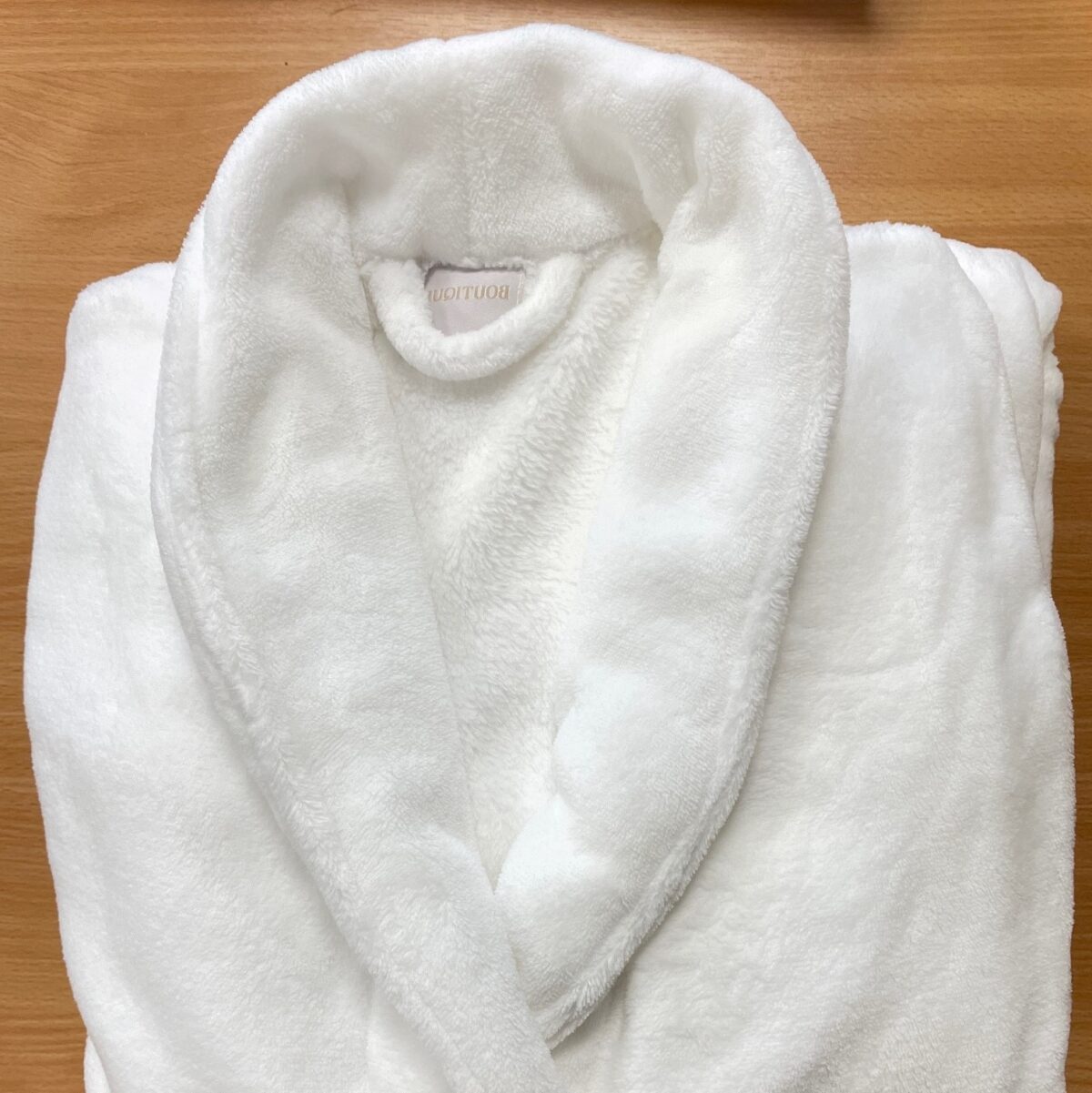 Polar Fleece Robe (White) | Hartdean Ltd